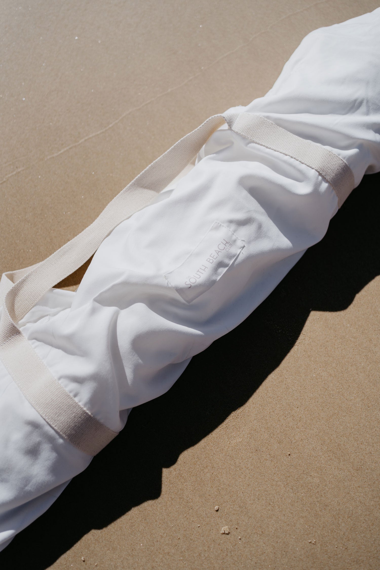 Outdoor Beach Umbrella - TSBC Natural – The South Beach Club